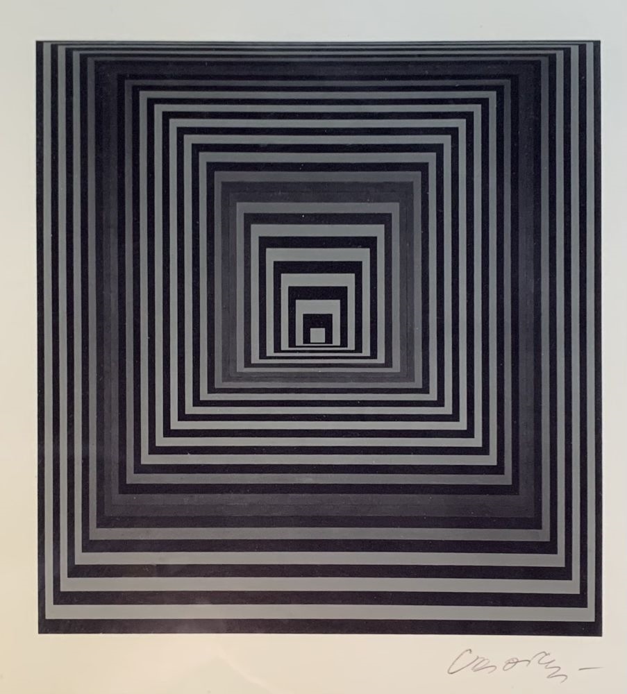 Victor Vasarely | Straight Labyrinth | MutualArt