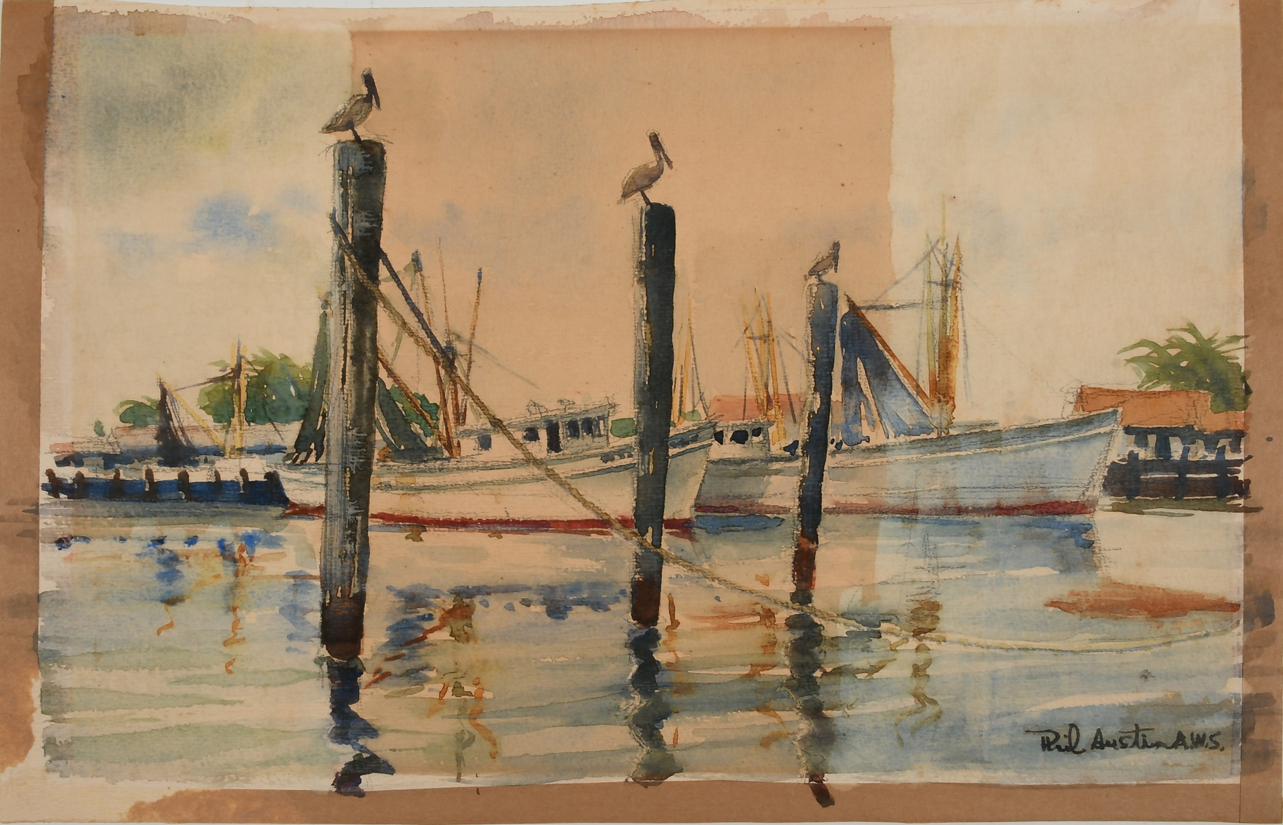 Phil Austin | 4PC. FLORIDA PAINTING LOT (1930) | MutualArt