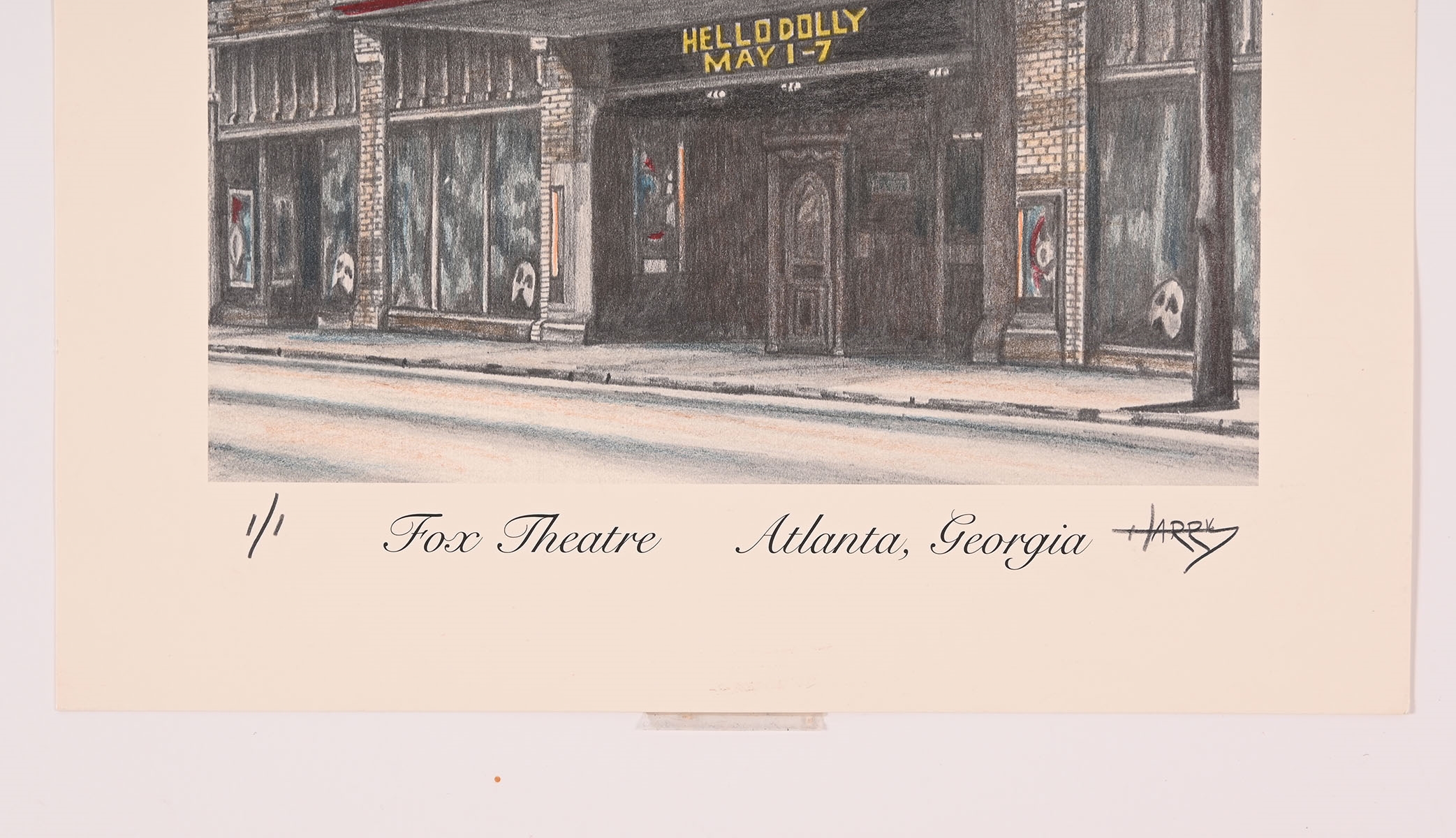 Robert Harris | ROBERT HARRIS COLORED PENCIL FOX THEATER ATLANTA ...