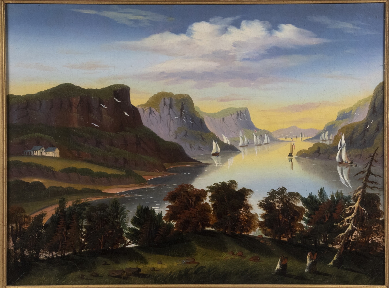 Thomas Chambers | View From West Point (1830 - 1840) | MutualArt