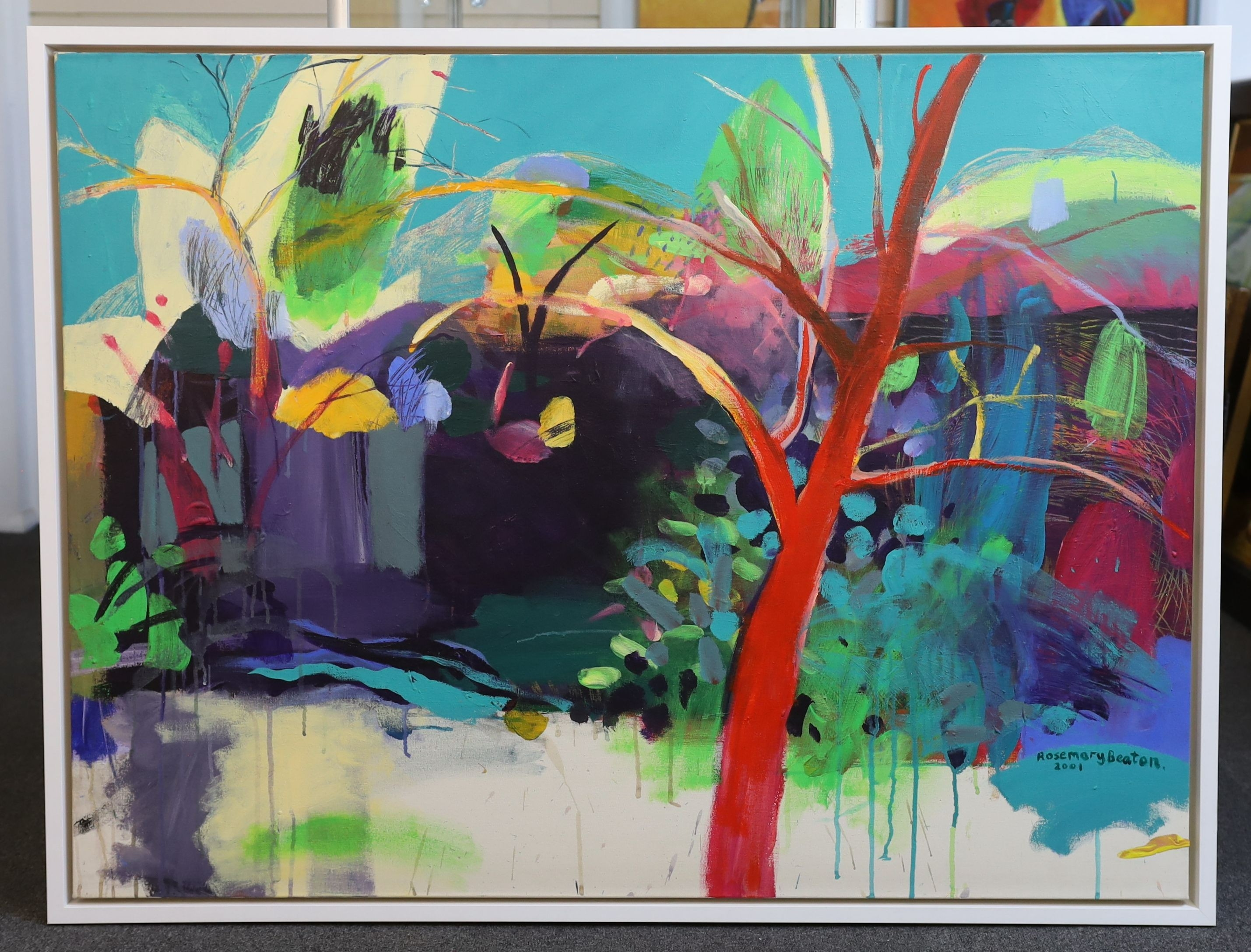 Rosemary Beaton | Trees in a landscape (2001) | MutualArt