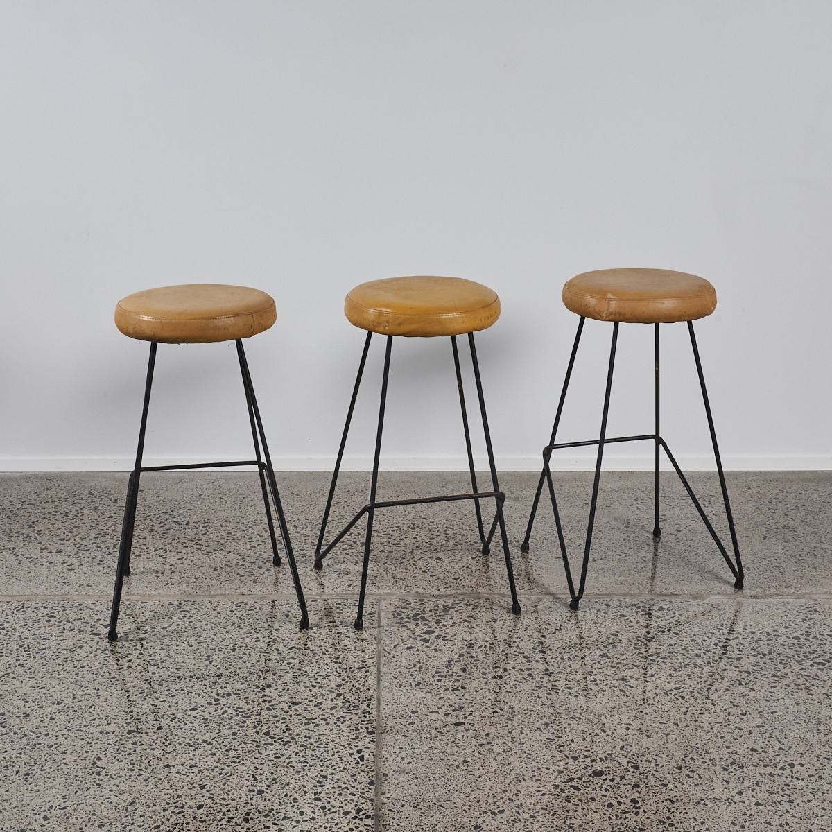 John Crichton | A Set Of Three John Crichton Style Stools | MutualArt