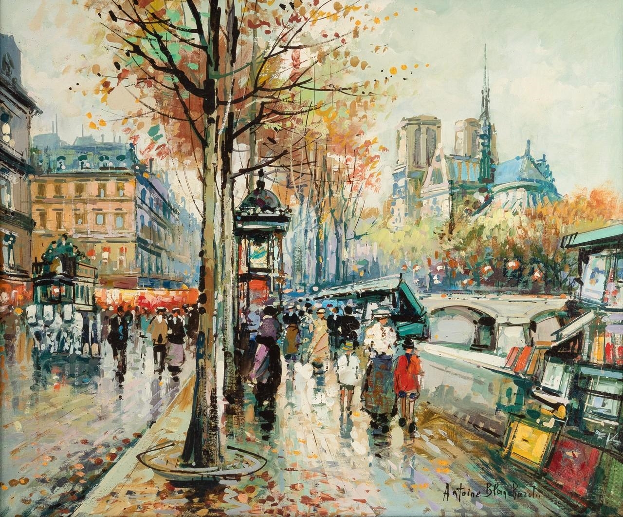 Famous Paris Street Painting
