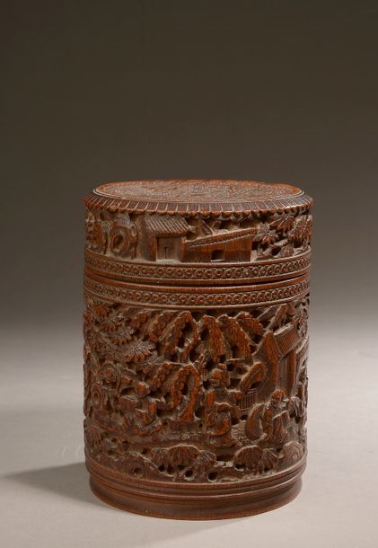 Chinese School, 20th Century | Bitong or brush pot | MutualArt