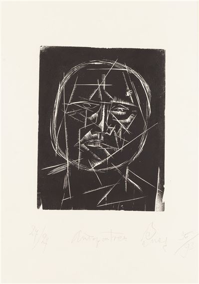 Jerzy Panek | Self-portrait (1956 - 1993) | MutualArt