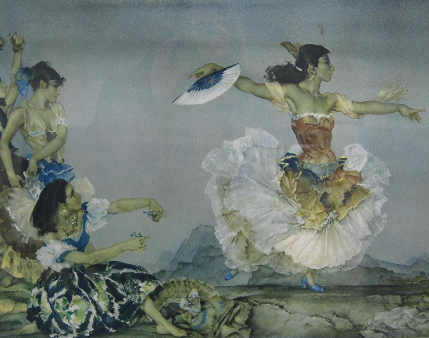 William Russell Flint | Woman bathing | MutualArt