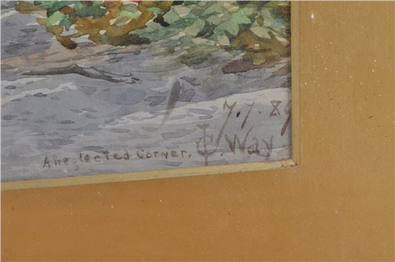 Charles Jones Way | A neglected corner (1889) | MutualArt