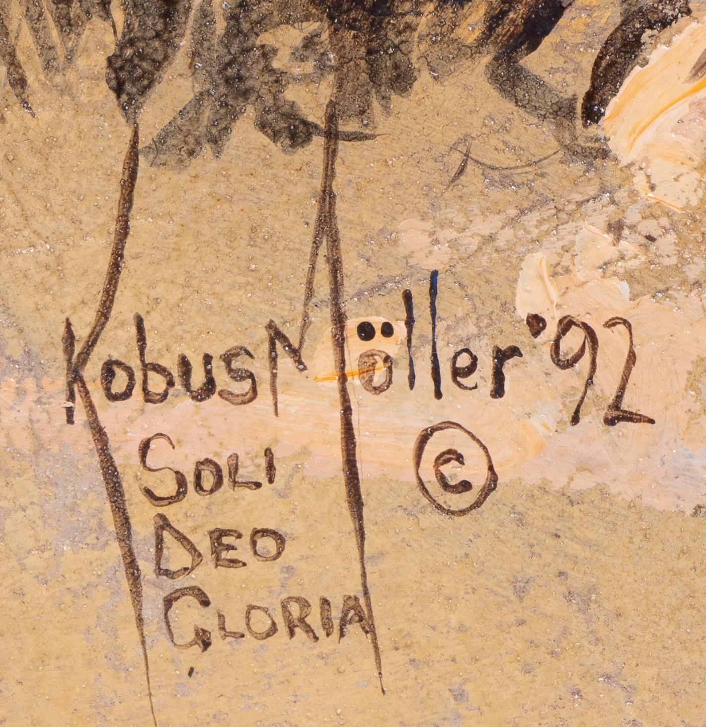 Kobus Moller | Kobus Moller (b. 1949) (1992) | MutualArt