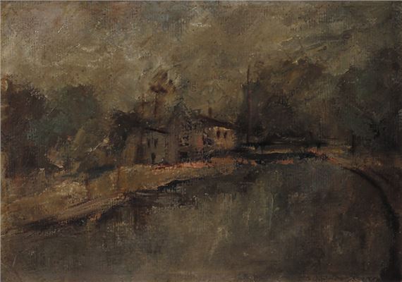 Anton Huter | KUĆA NA OBALI (1933) | MutualArt