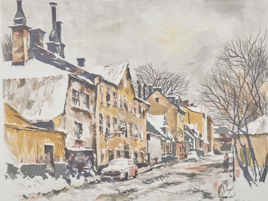 Adrian van Arkel | Fjällgatan in Stockholm | MutualArt