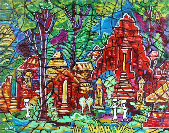 Arie Smit | The Village Temple | MutualArt
