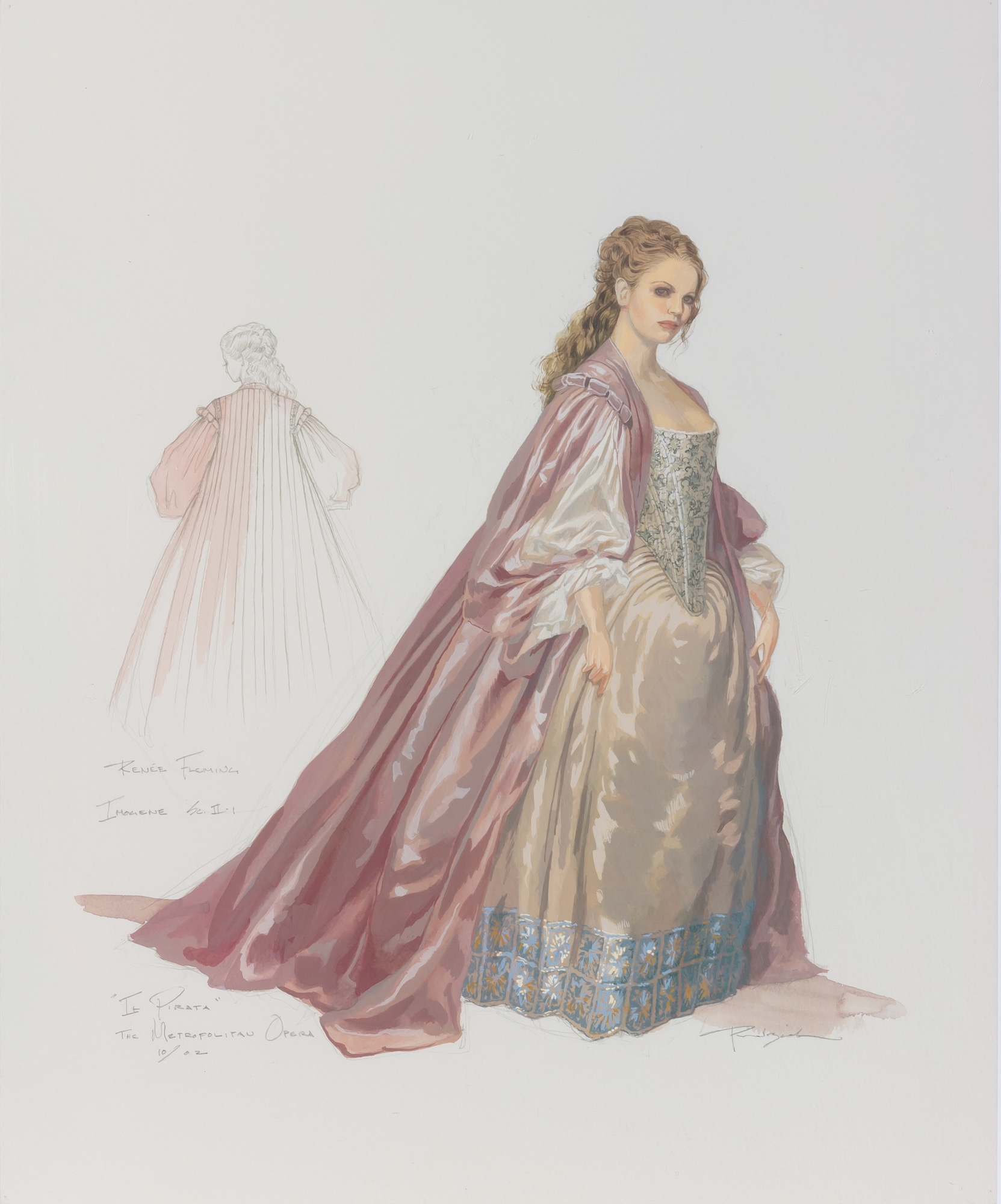 Robert Perdziola | Costume Design for Renée Fleming as Imogene in Il ...