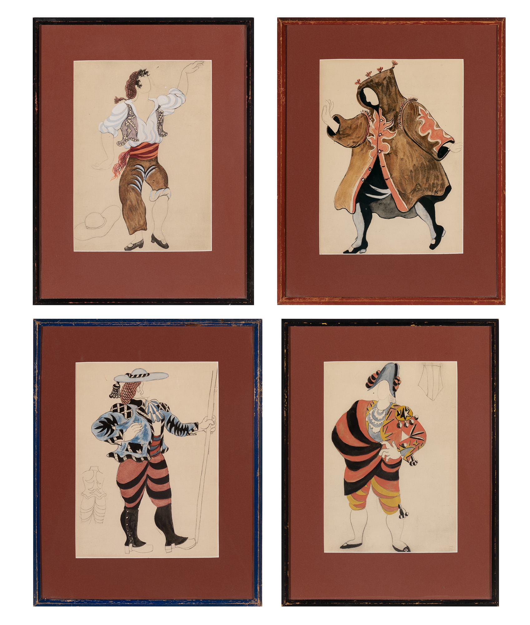 Pablo Picasso | Costume Designs for Sergei Diaghilev's Ballets Russes ...