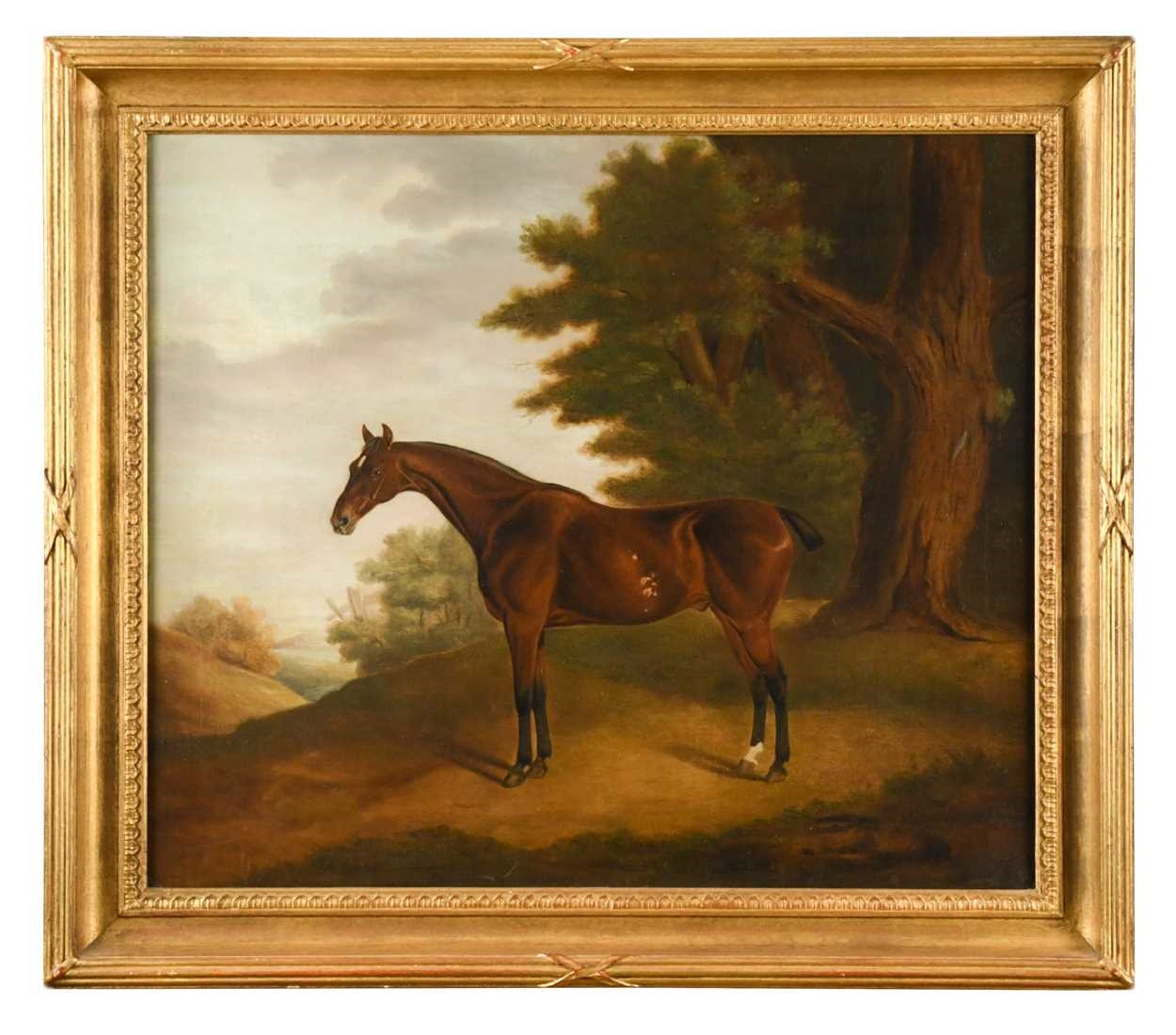 John Boultbee | Portrait of the hunter Weasel in a wooded landscape ...