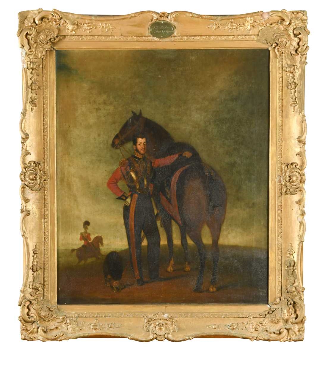 English School, 19th Century | Portrait of Lieutenant Francis Scrimes ...