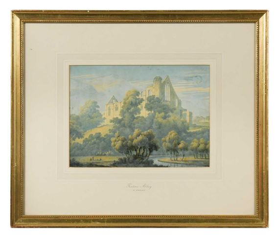 H. Perry | View of Tintern Abbey on the Wye | MutualArt