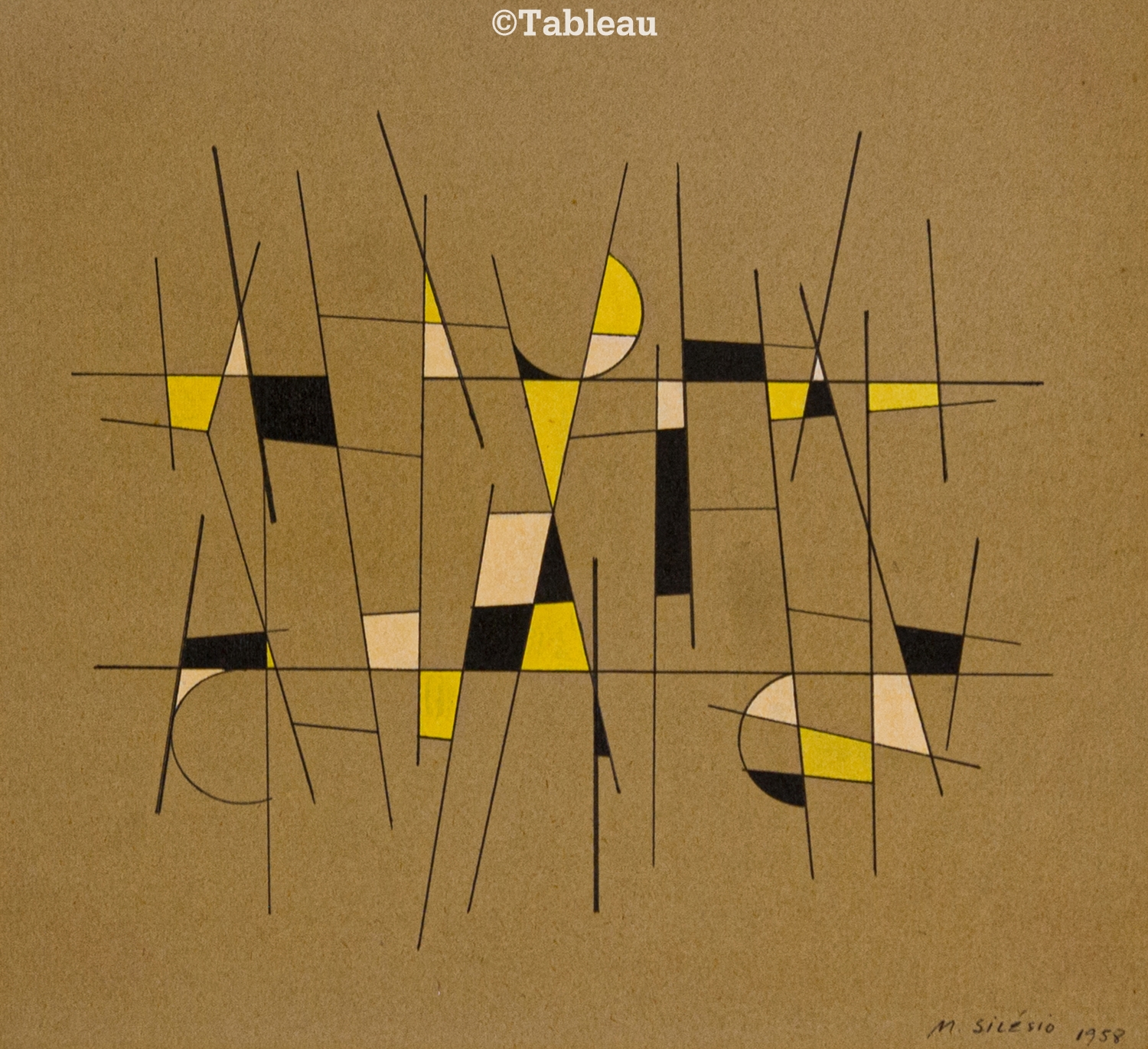 Mario Silésio | Composição (1958) | MutualArt