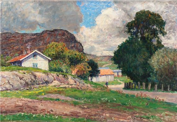 Anton Genberg | Summer landscape (1931) | MutualArt