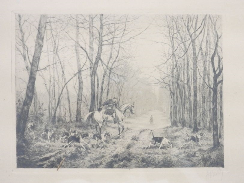 Karl Reille | Suite of four etchings | MutualArt