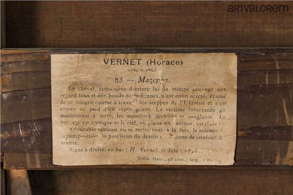 Carle Vernet | Mazeppa (1826) | MutualArt