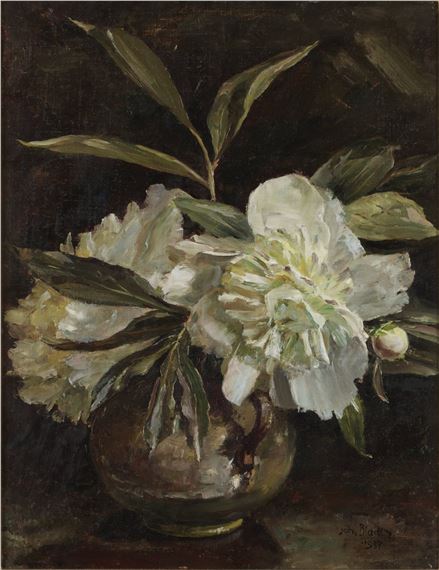 Johan Bladh | Blomsterstilleben (1937) | MutualArt