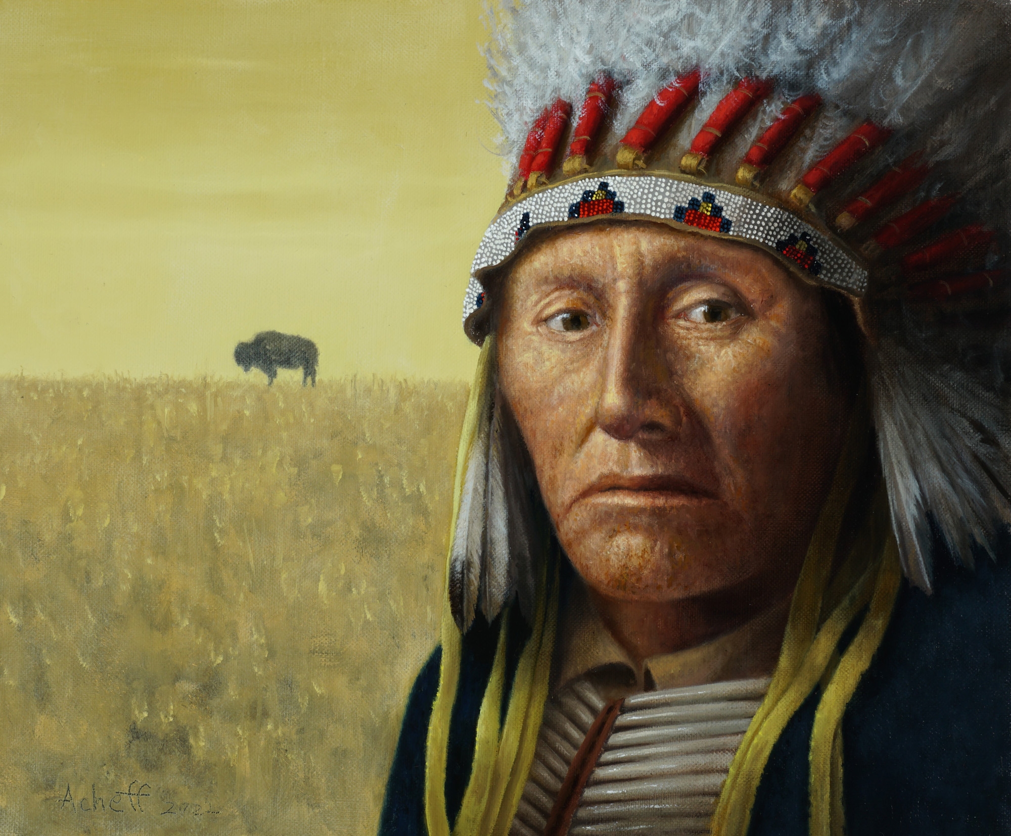 William Acheff | The Last Buffalo | MutualArt