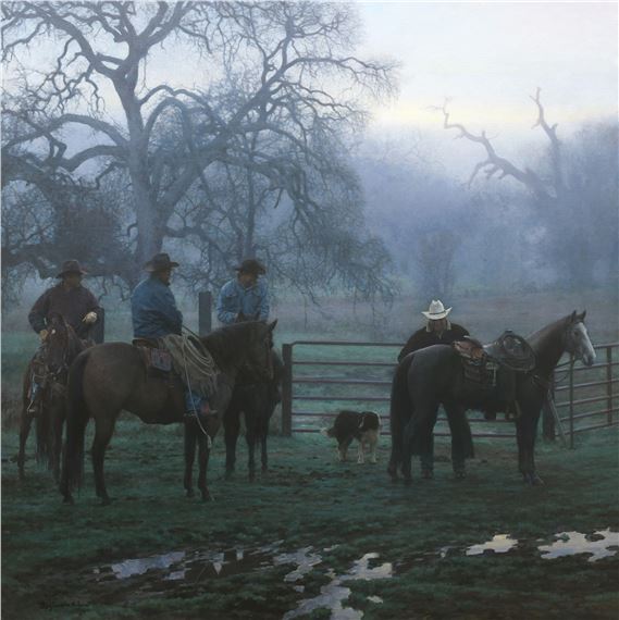Benjamin Wu | Morning on the Ranch | MutualArt