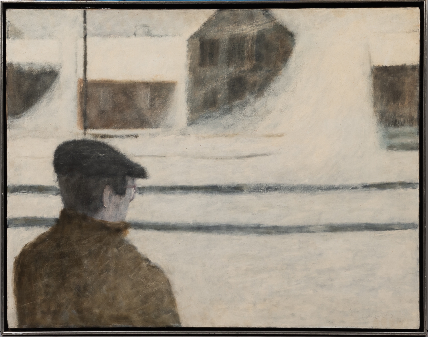 Tony Vevers | Myron Stout at the Artist's Home on Bradford Street ...