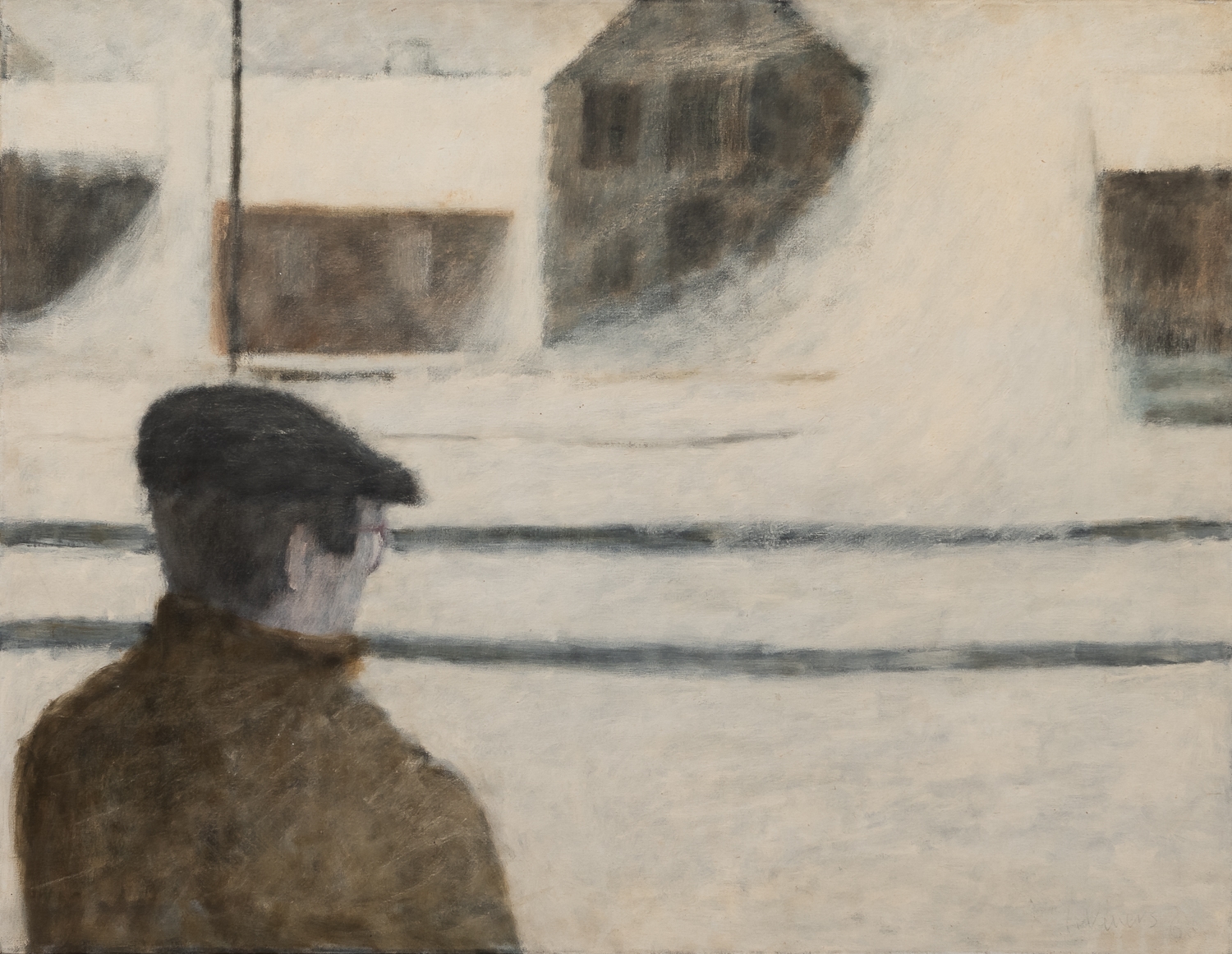 Tony Vevers | Myron Stout at the Artist's Home on Bradford Street ...