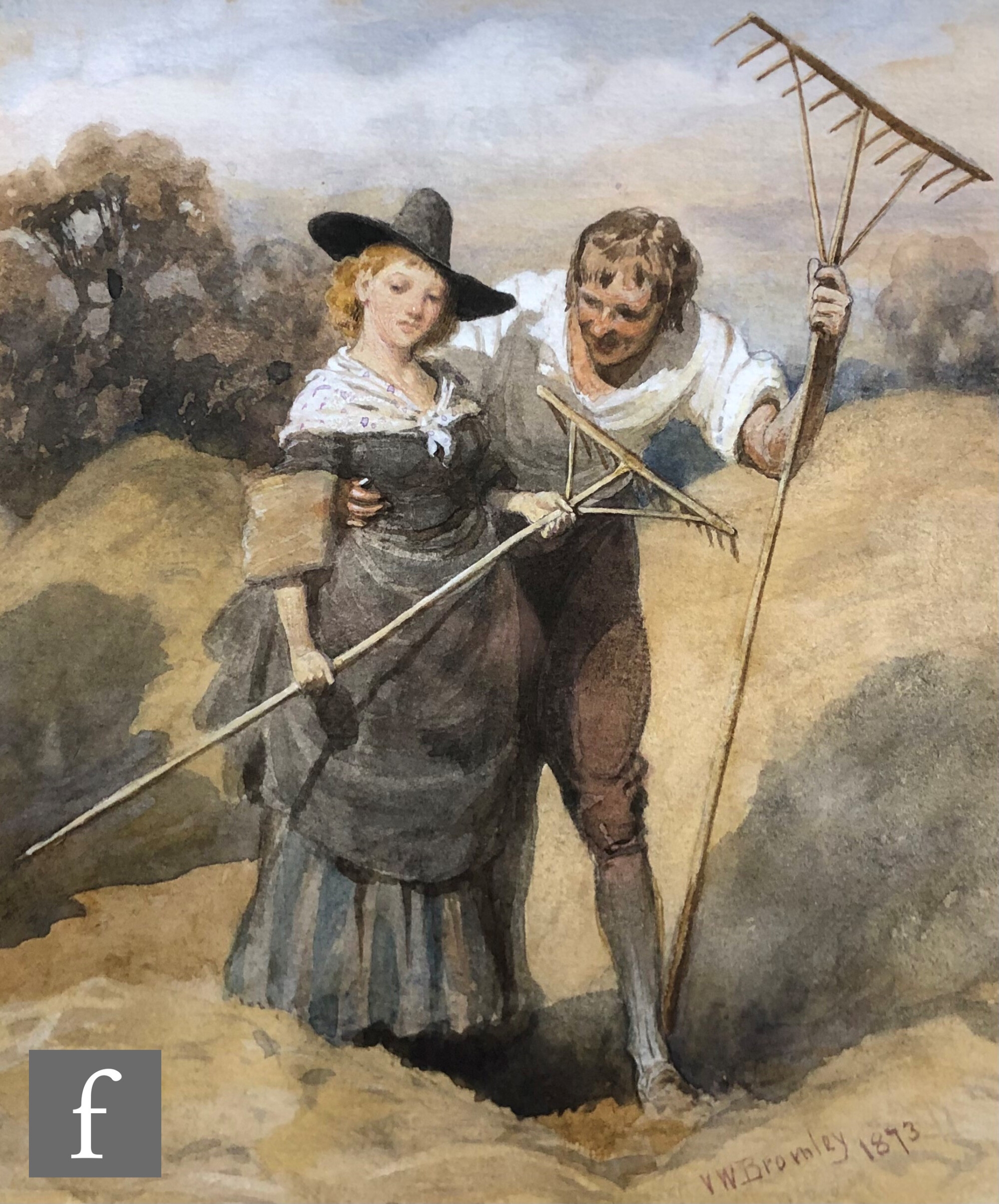 Valentine Walter Bromley | Crow Family on the Trail (1874) | MutualArt