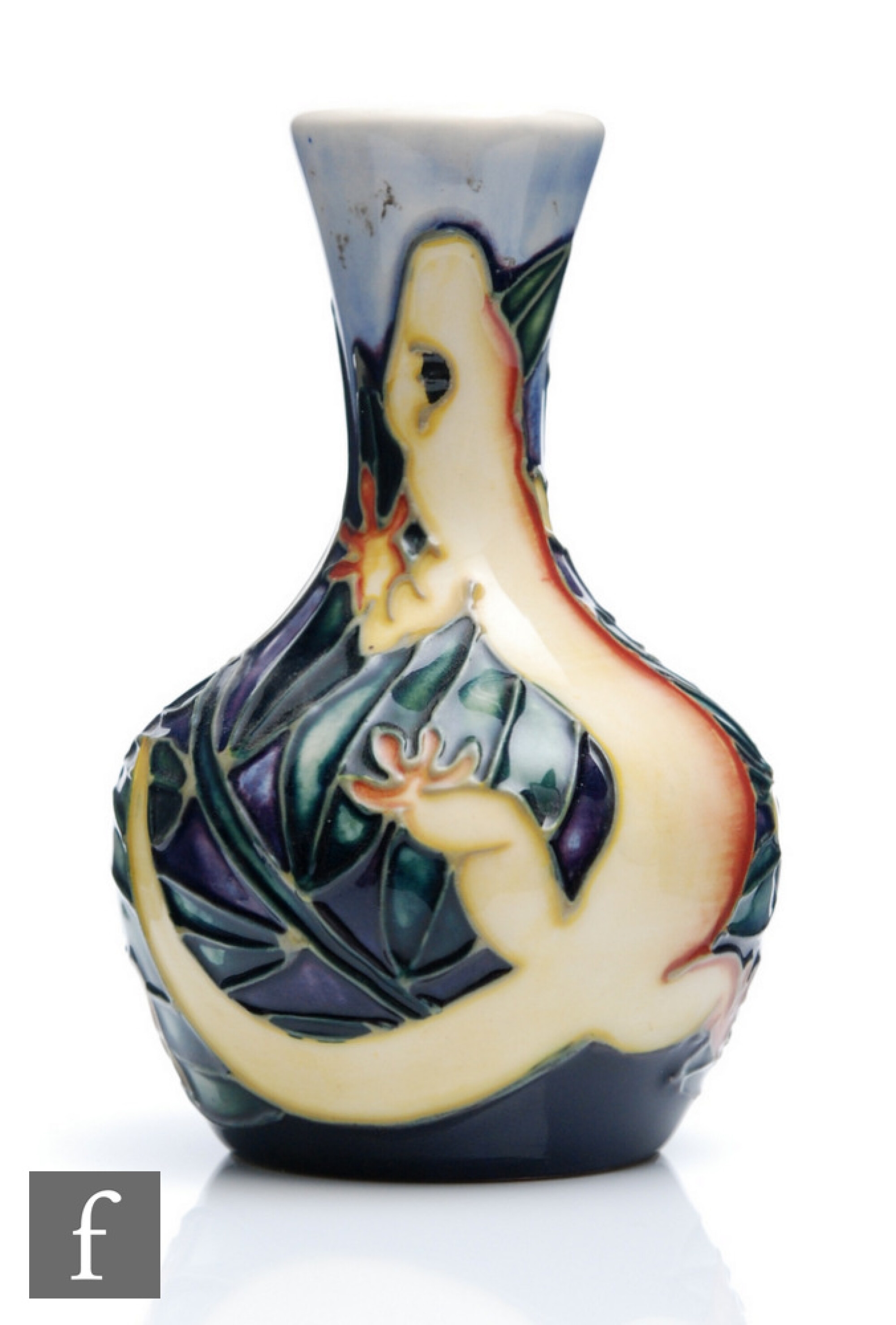 Emma Bossons | A Moorcroft Pottery vase of globe and shaft form ...