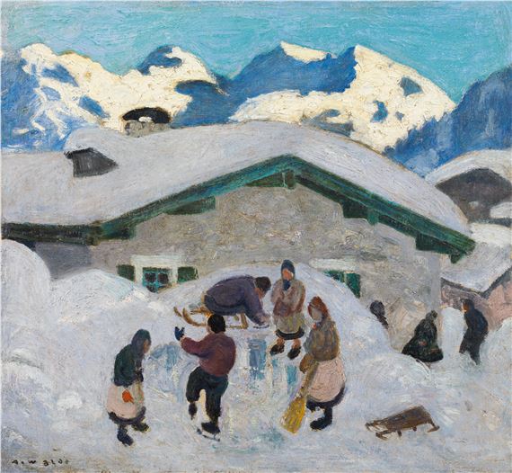Alfons Walde | Eislauf | MutualArt