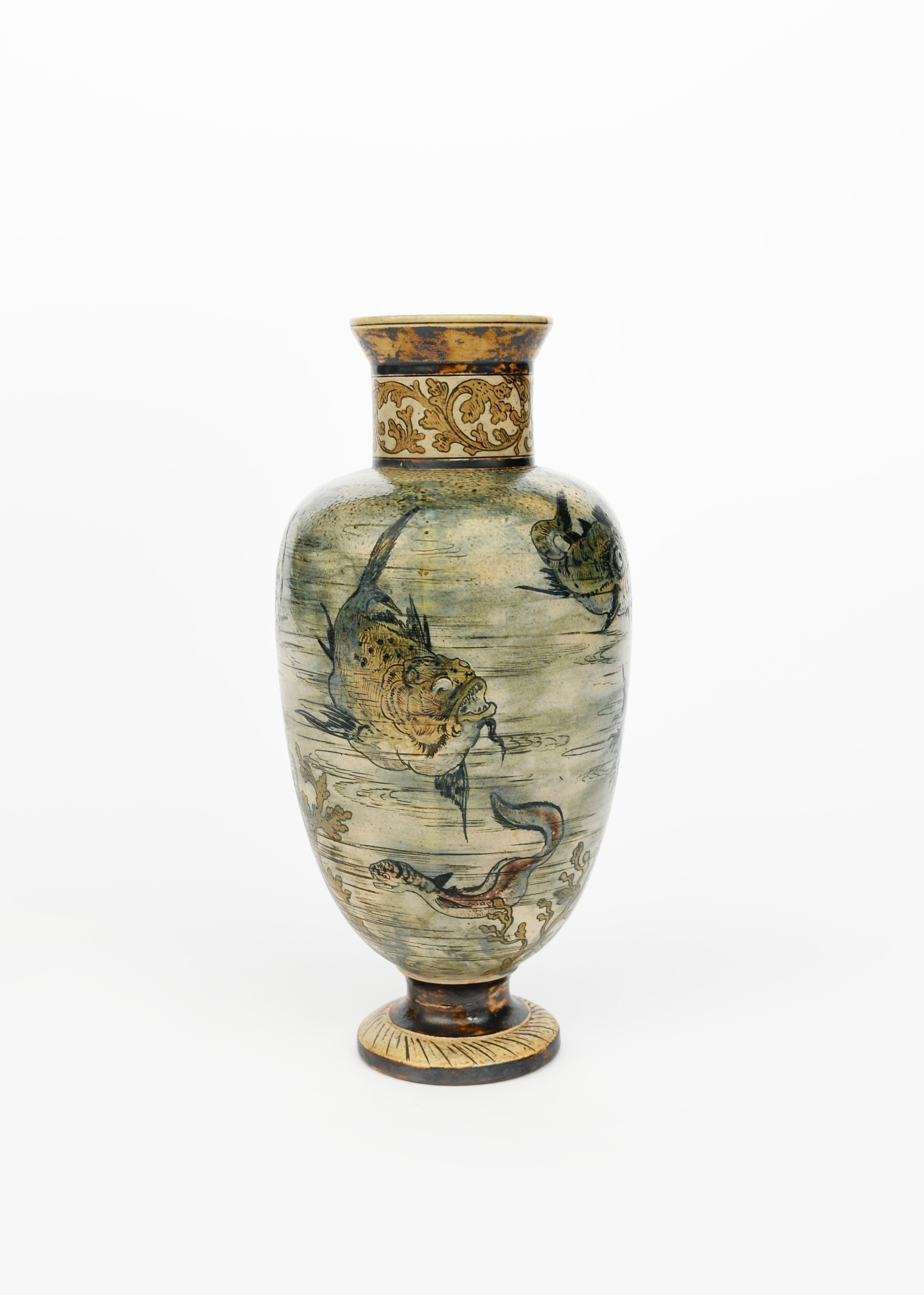 R. W. Martin & Brothers | A Martin Brothers Pottery stoneware Aquatic ...