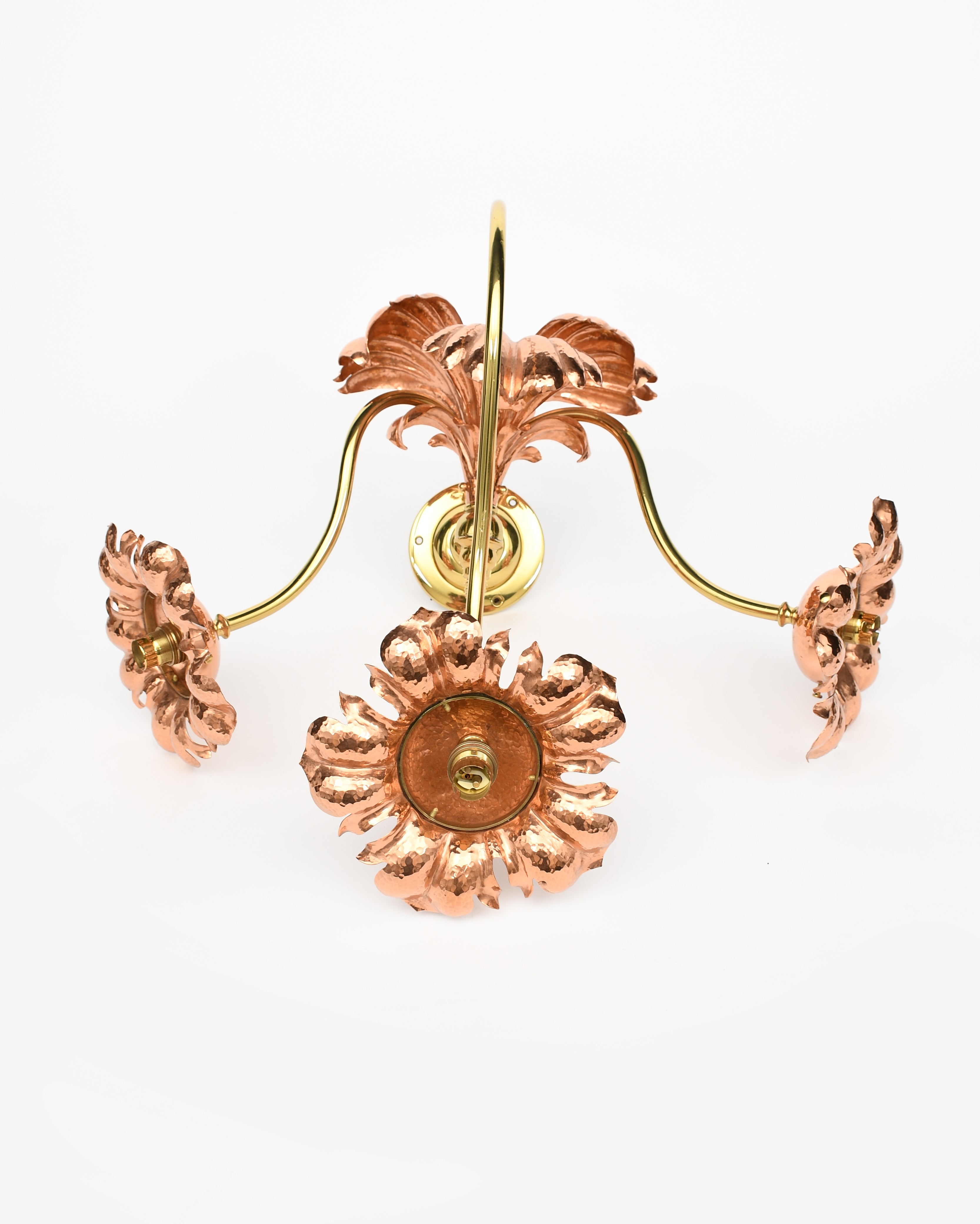 W.A.S. Benson | A WAS Benson large and impressive copper and brass wall ...