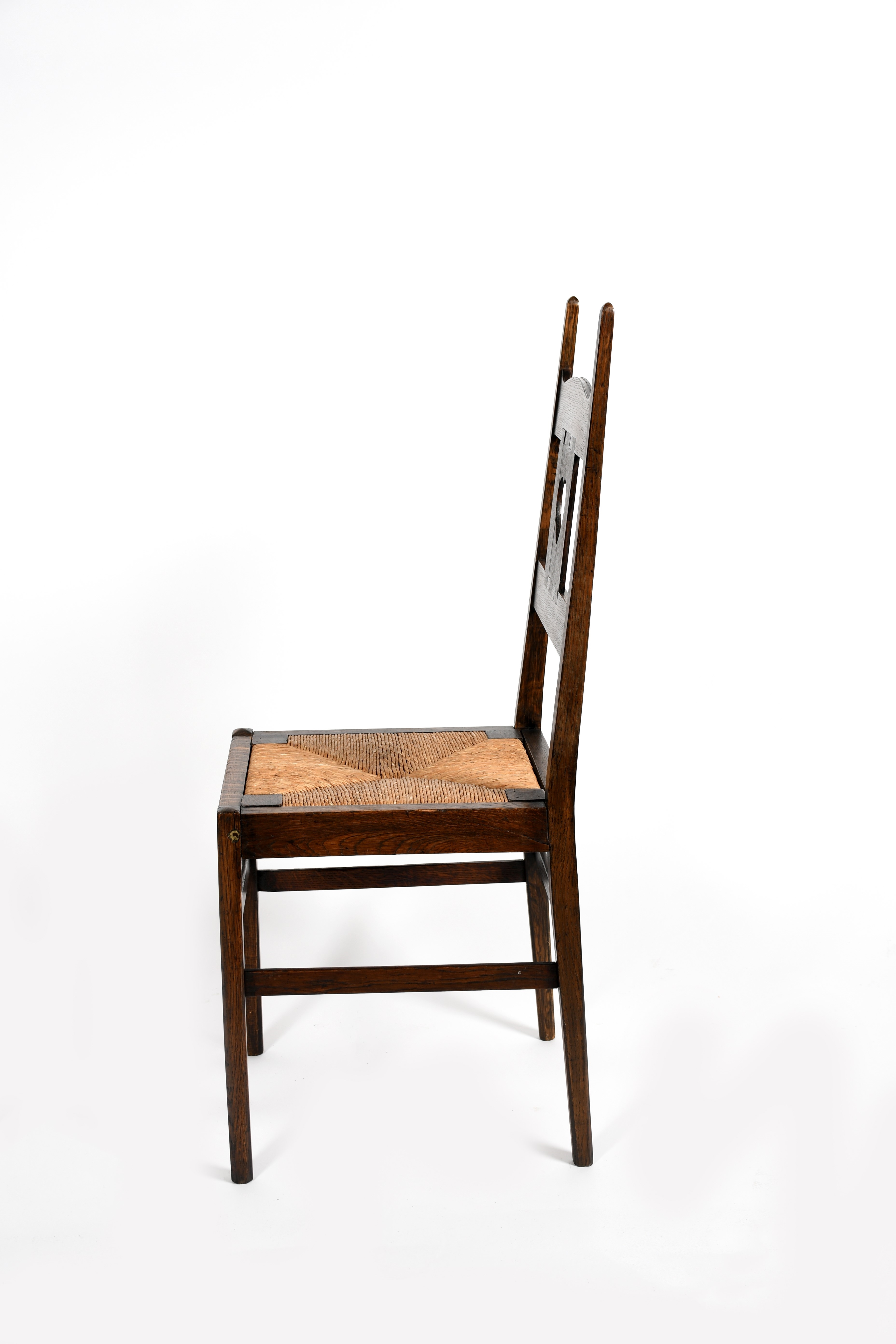 Charles Francis Annesley Voysey | A rare oak side chair designed by ...