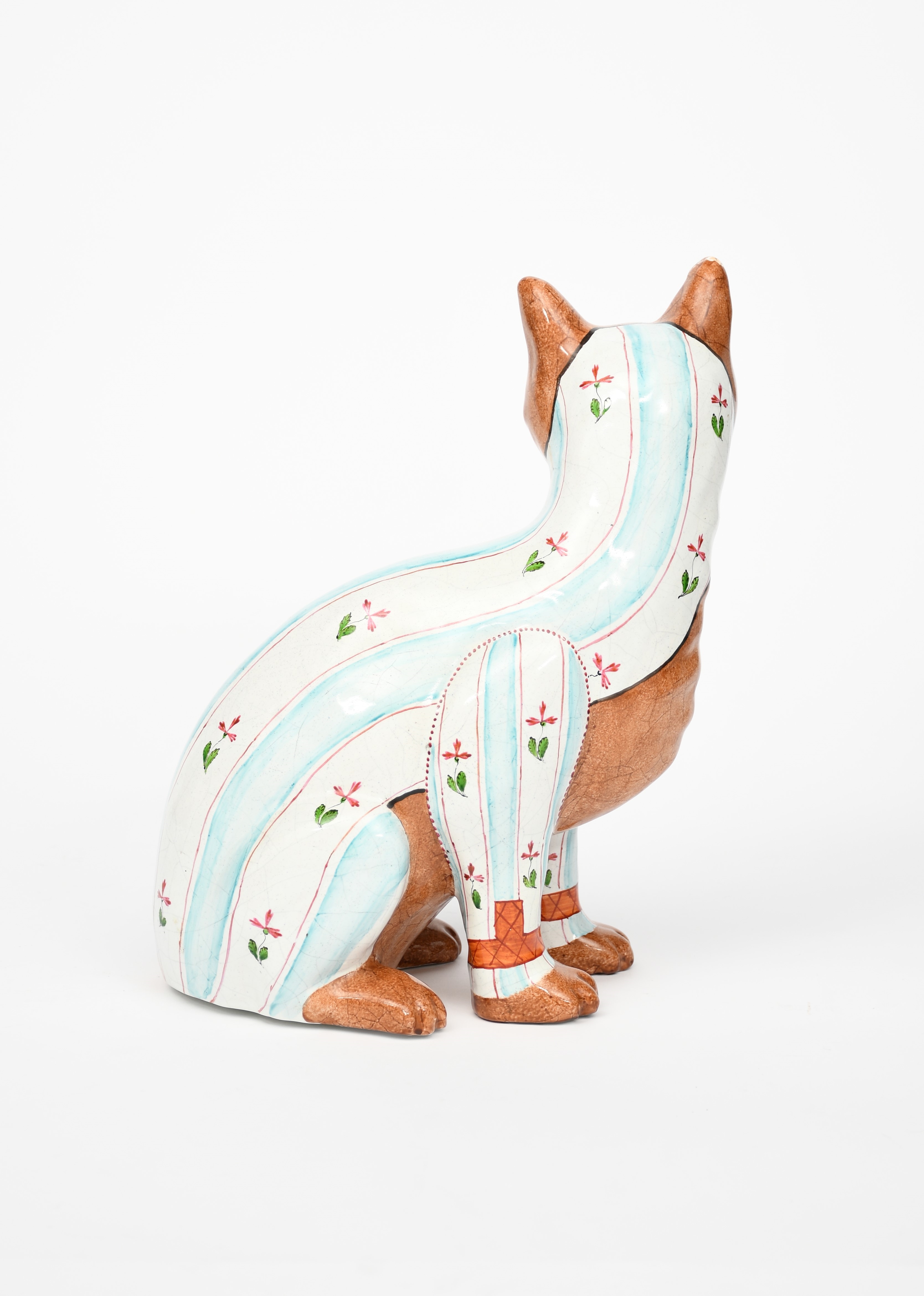 Emile Gallé | A Galle Pottery model of a seated cat designed by Emile ...