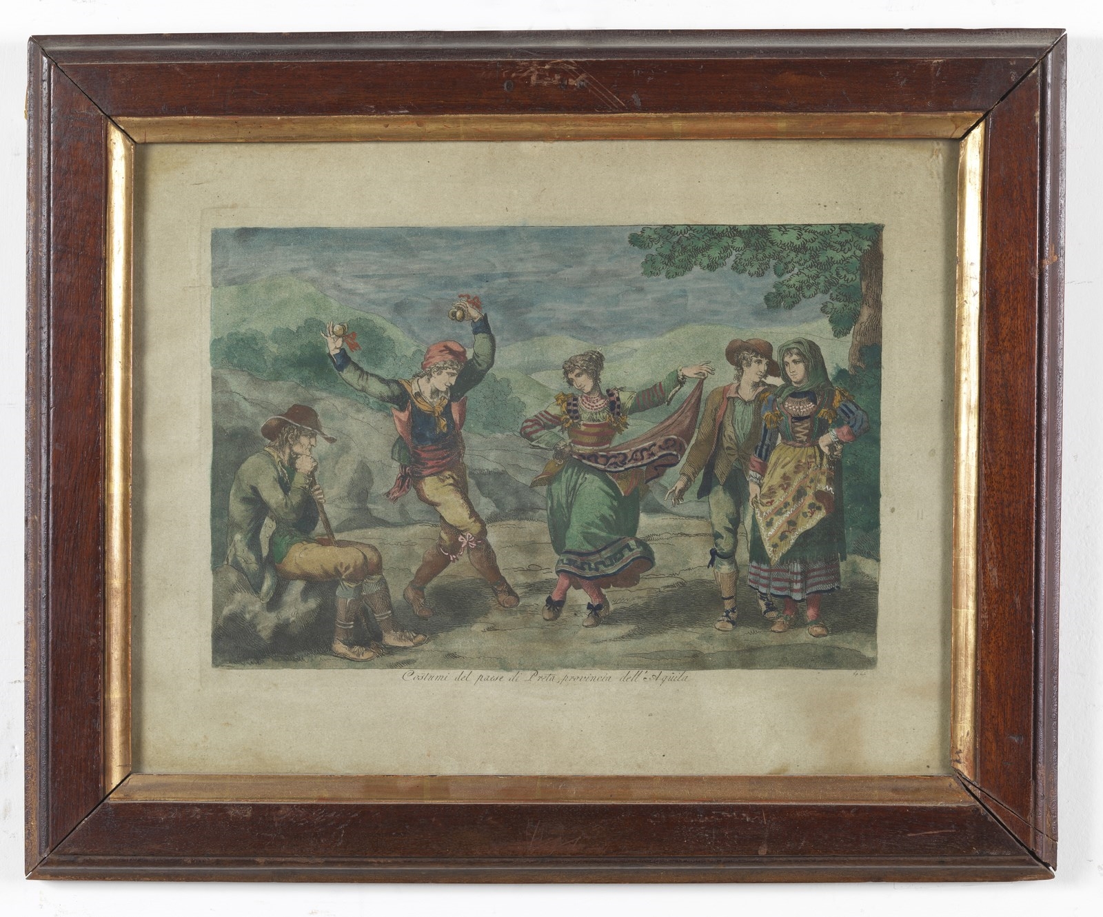 Bartolomeo Pinelli | Group of eight engravings depicting figures in ...