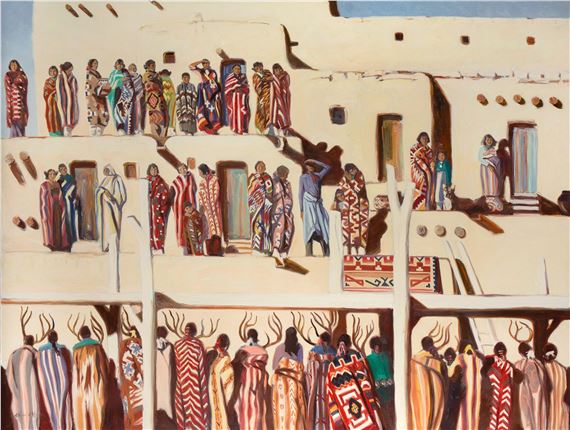 Edward Rusty Walker | Sunshine Deer Dance | MutualArt
