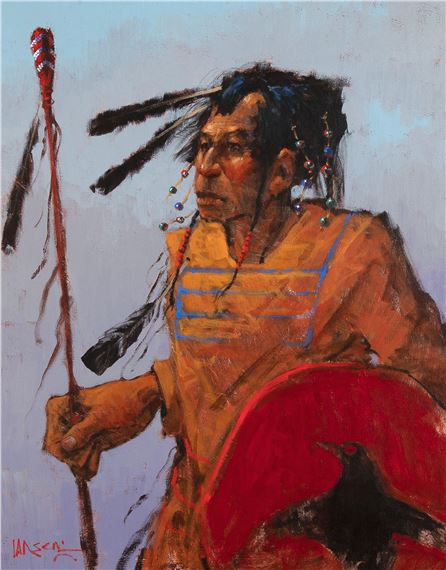 Mike Larsen | The Blue Scarf (1981) | MutualArt