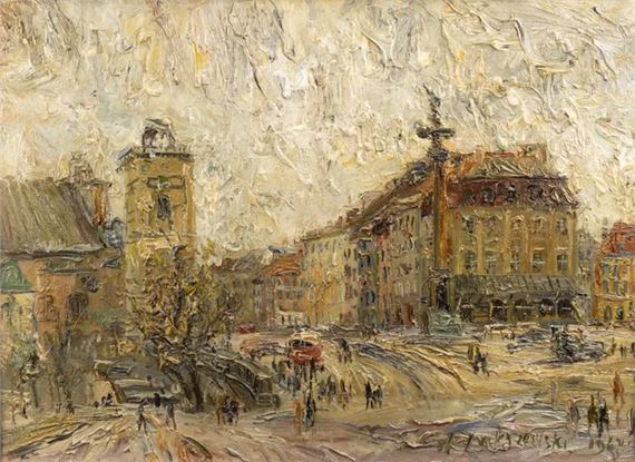 Zakrzewski Włodzimierz | 'Plac Zamkowy' te Warschau (1967) | Artwork ...