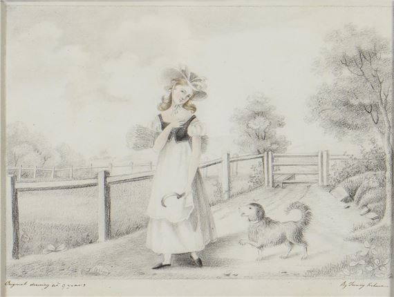 Fanny Corbaux | The Pretty Gleaner | MutualArt