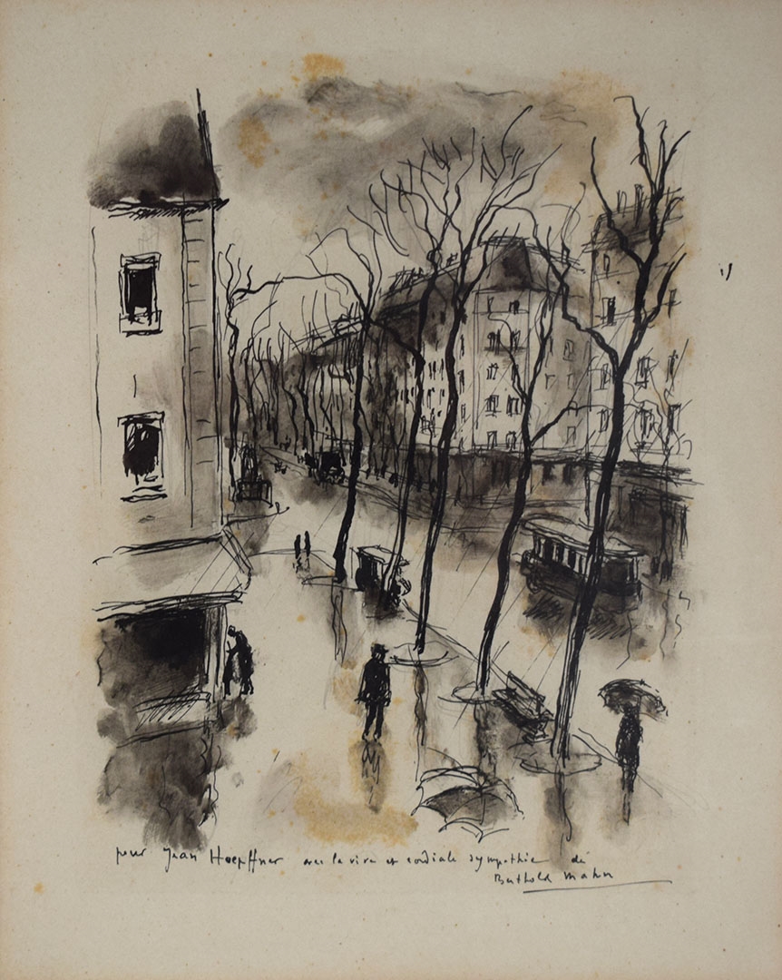 Charles Berthold-Mahn | Street in Paris | MutualArt