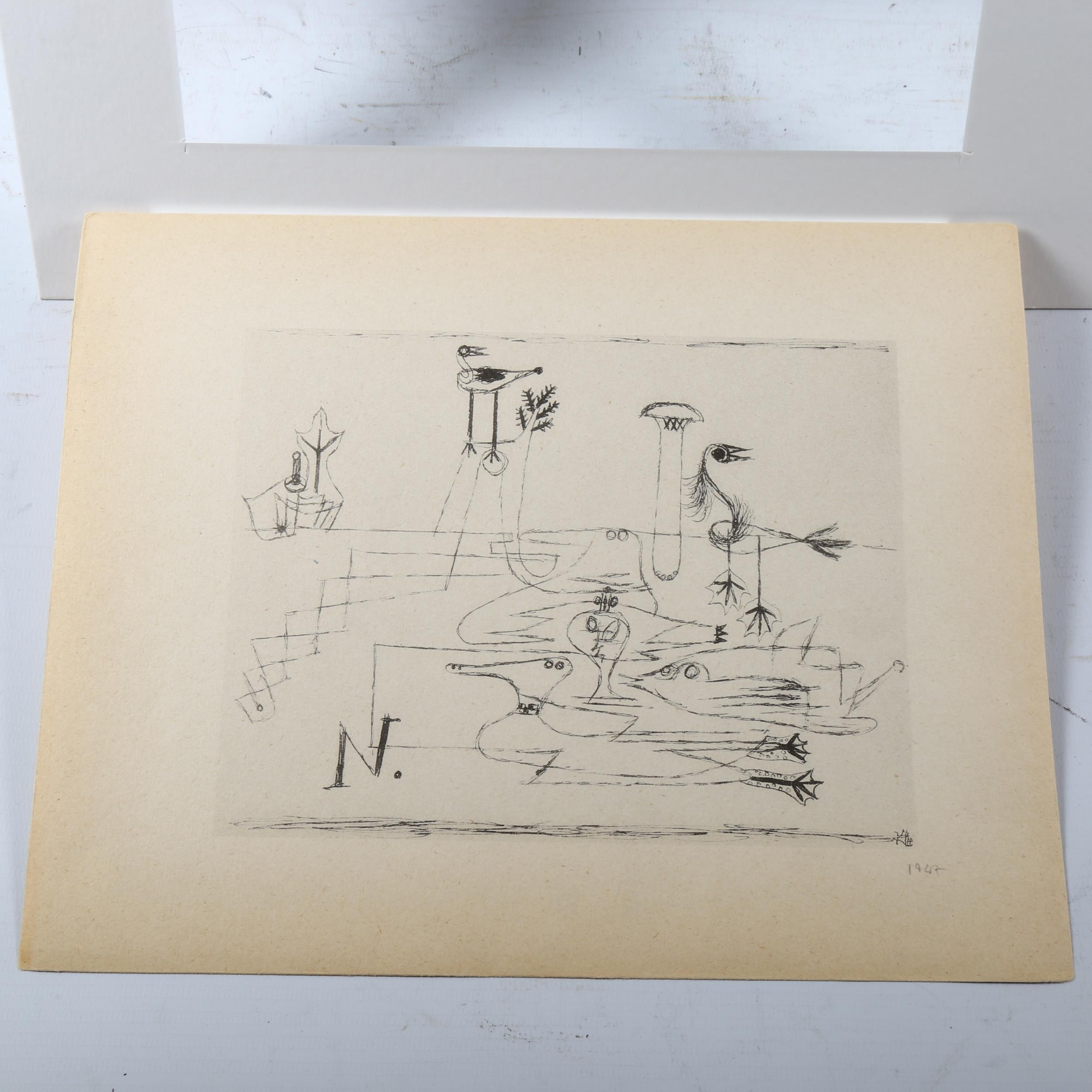 Paul Klee | Surrealist lithograph (1947) | MutualArt