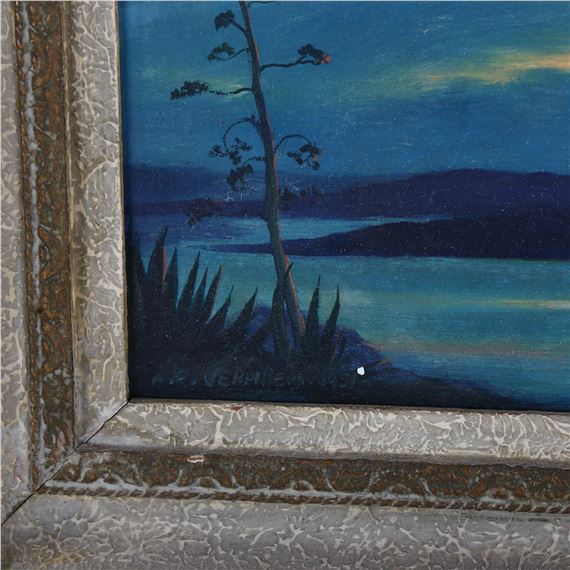 Emile Antoine Verpilleux | Bermuda evening (1951) | MutualArt