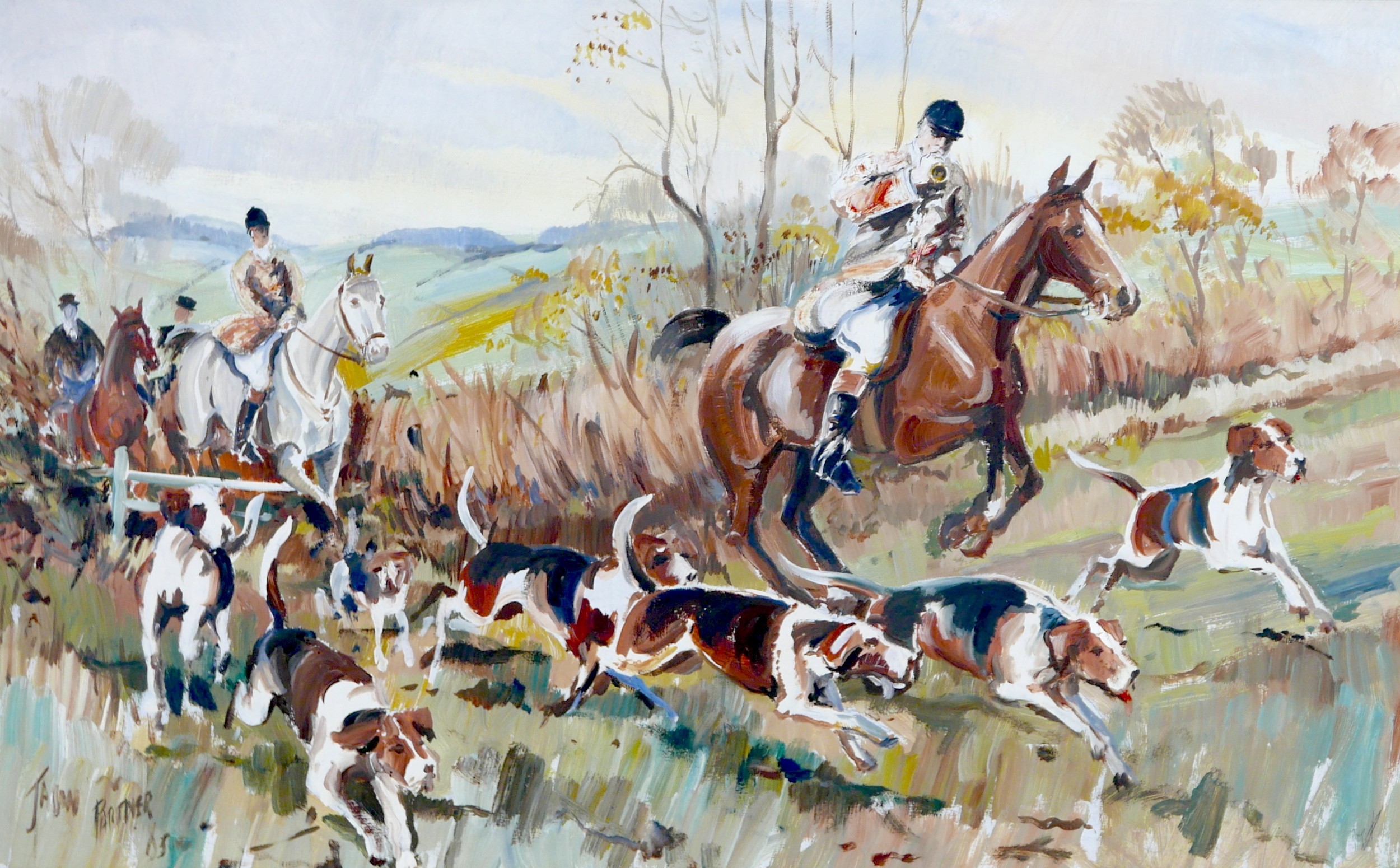 Jason Partner | a hunting scene (1965) | MutualArt