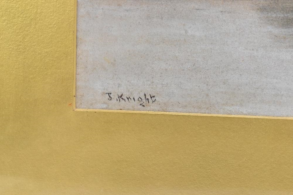 J. Knight | Marshland with building and river in the foreground | MutualArt