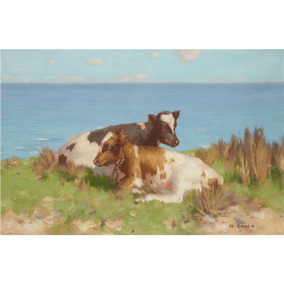 David Gauld | CALVES BY THE SEA | MutualArt
