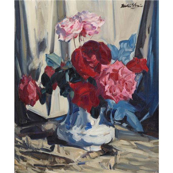 Walter Grieve | STILL LIFE OF ROSES | MutualArt