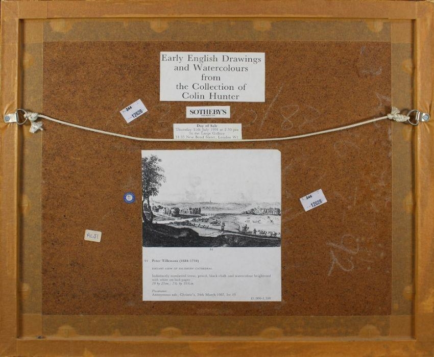 Peter Tillemans | A distant view of Salisbury Cathedral | MutualArt