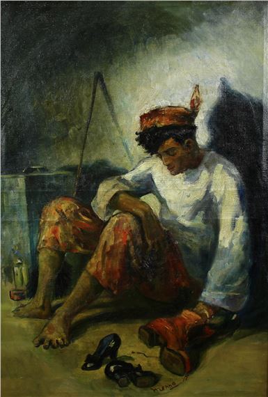 Menno Brouwer | De jonge schoenpoetser | MutualArt